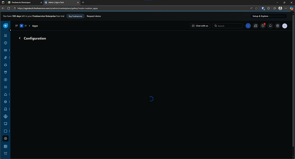 App installation stuck after successfull OAuth - App Platform ...