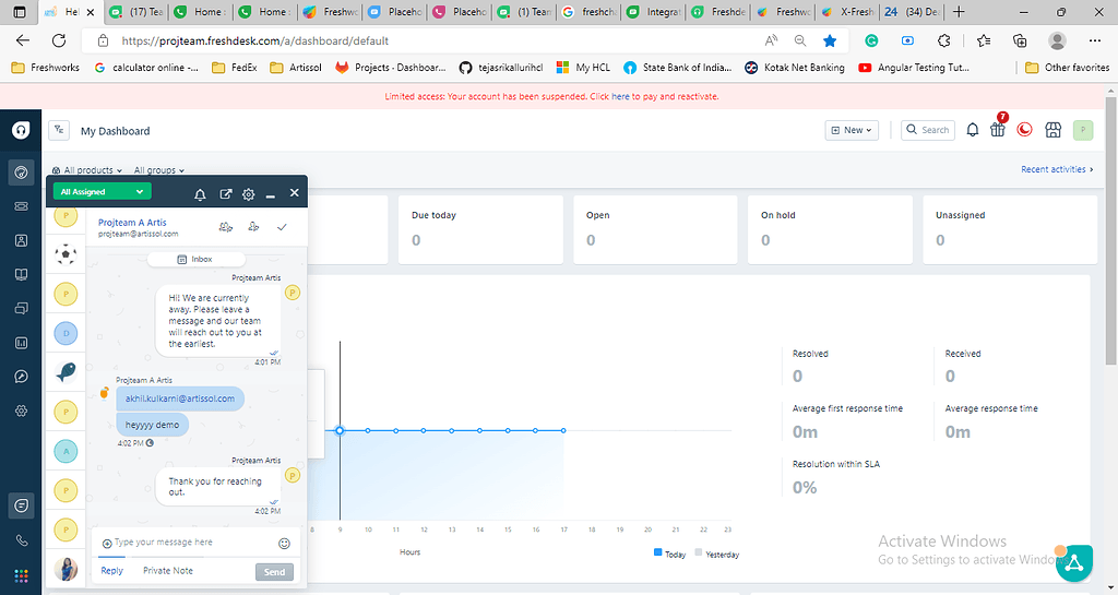 Freshchat custom app in Fresdesk account - App Platform - Freshworks ... Freshchat custom app in Fresdesk account - App Platform - Freshworks ...