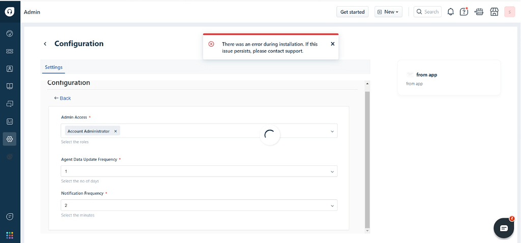 Unable To Install Custom App In Freshdesk Product Freshworks Developer Community