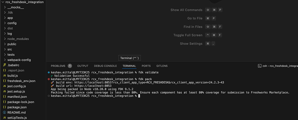 FDK pack breaking after update to version 9.1.2 - App Platform - Freshworks Developer Community