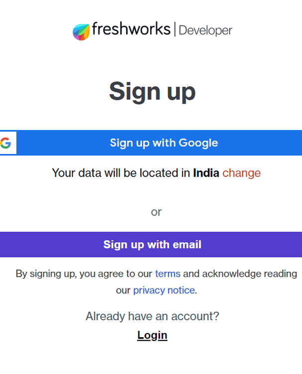 How to log in and get started with the Freshworks Developer Account ...