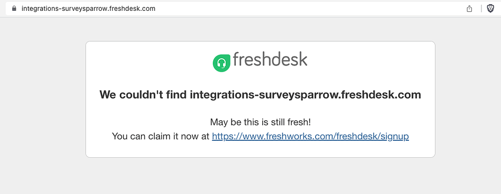 Old Freshdesk Account Missing - New account link also not working - App Platform - Freshworks ...