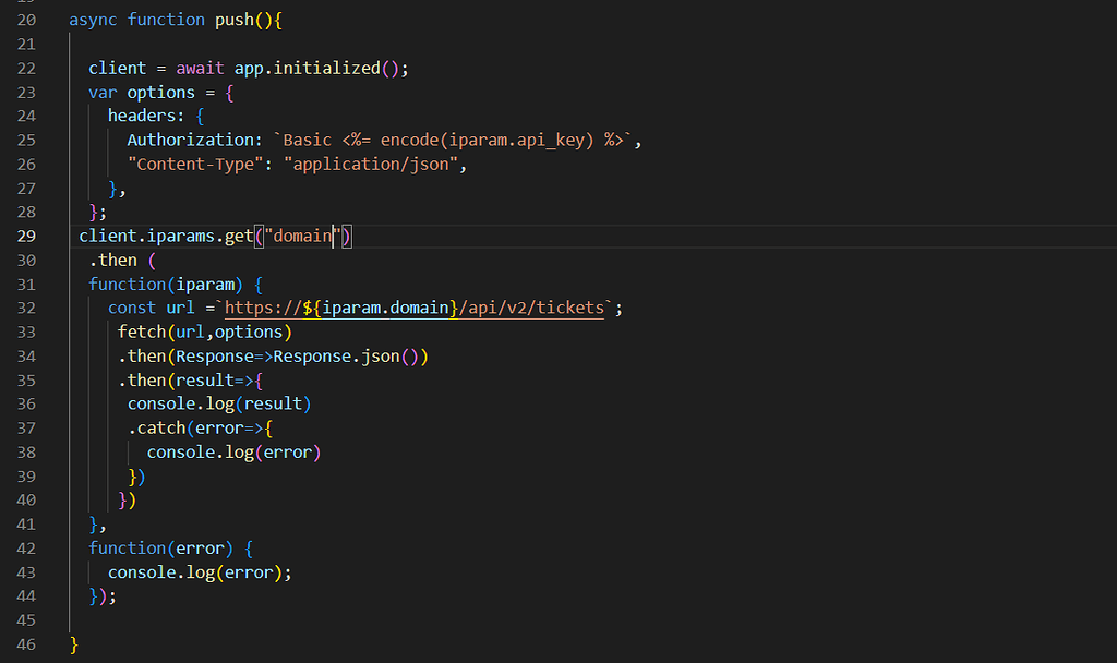 How to get iparam values into app.js - Product - Freshworks Developer ...