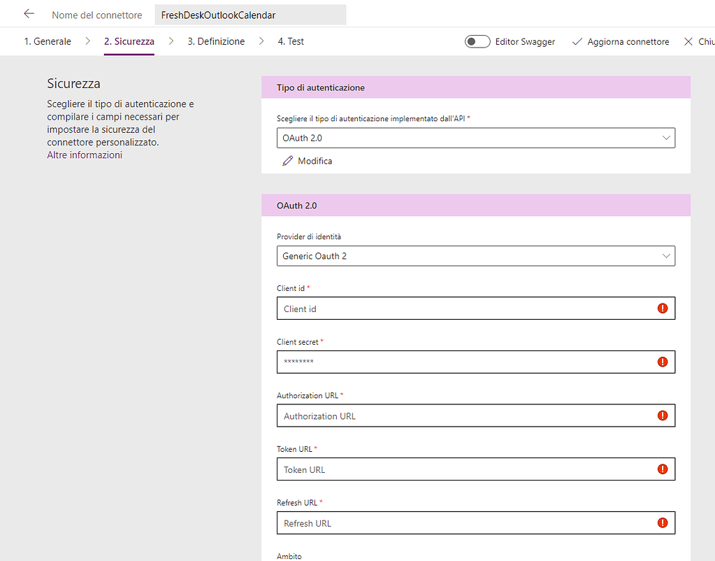 Oauth 20 Connection To Custom Connector Powerautomate App Platform Freshworks Developer 