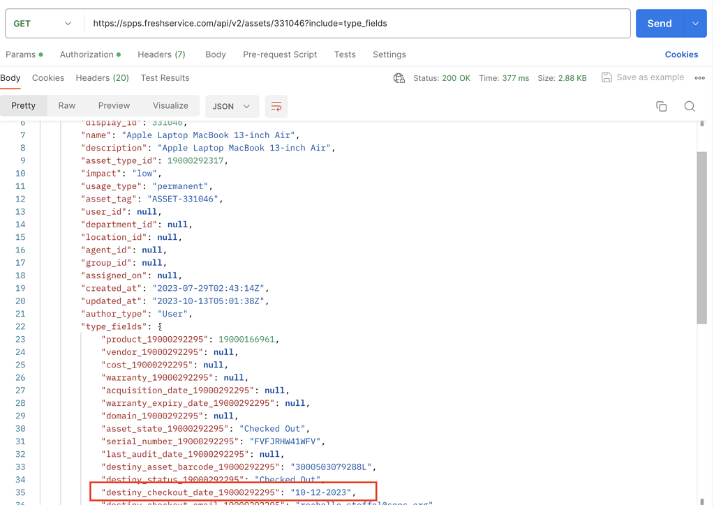 Asset Checkout Date mismatch - Product - Freshworks Developer Community Asset Checkout Date mismatch - Product - Freshworks Developer Community