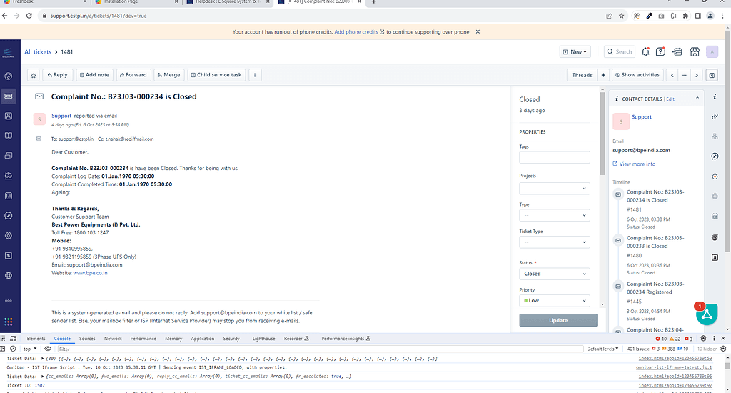 Retrieve the ticket id from a specific ticket - App Platform ...