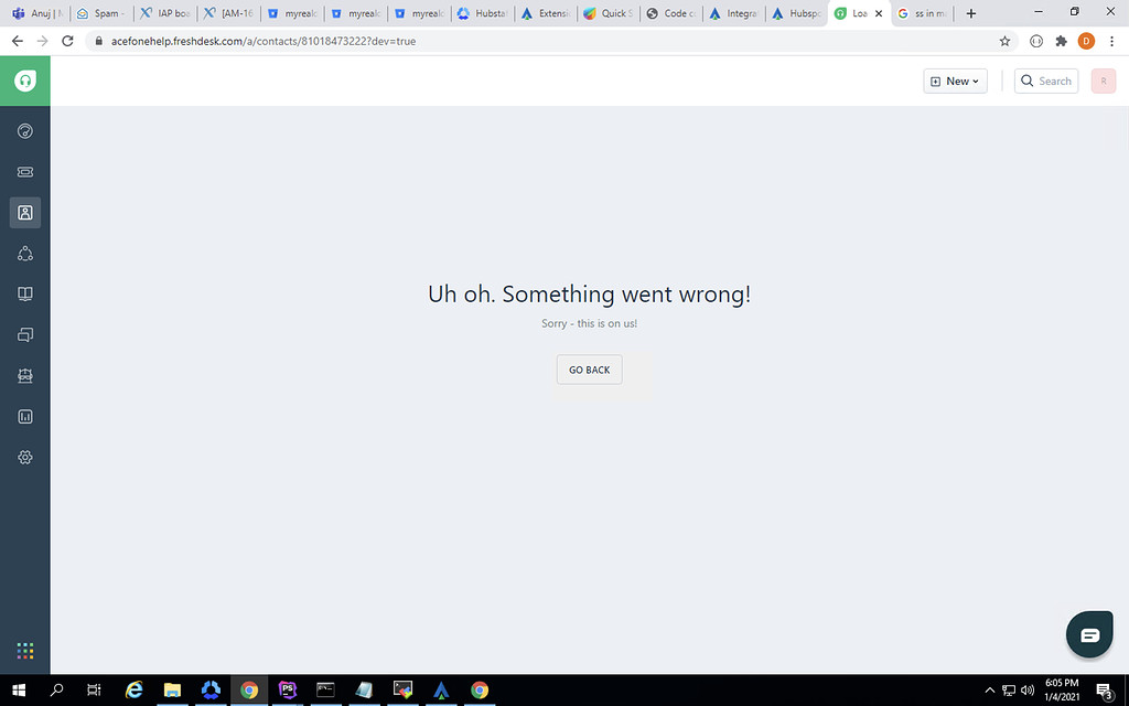 Issue with code coverage and abrupt fresh_client js error - App Platform - Freshworks Developer ...